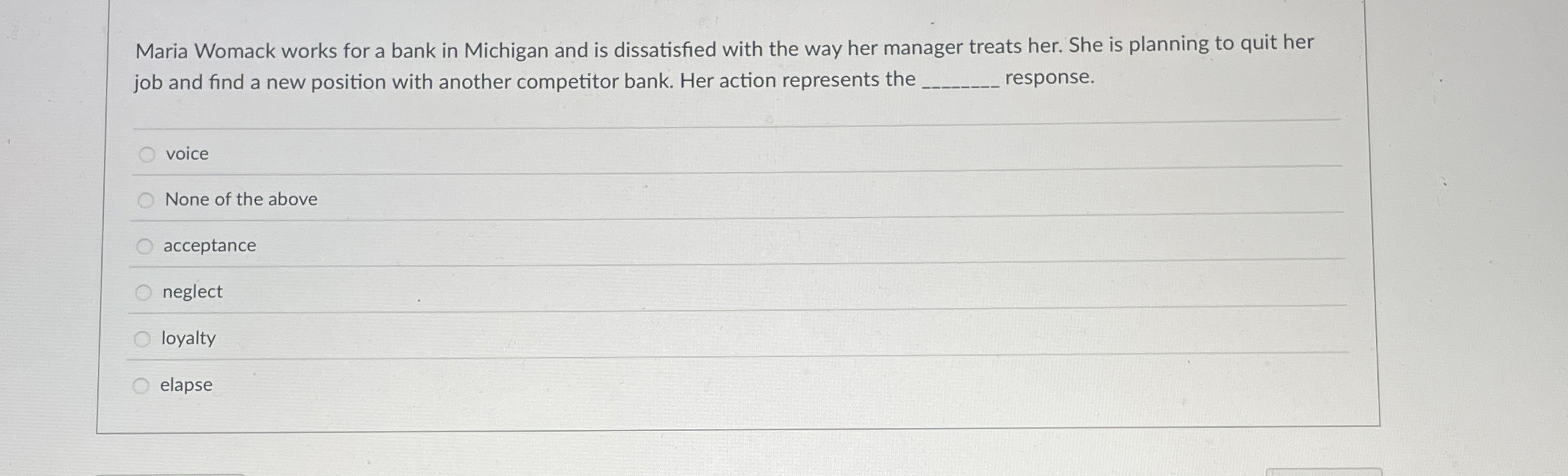 Solved Maria Womack works for a bank in Michigan and is | Chegg.com