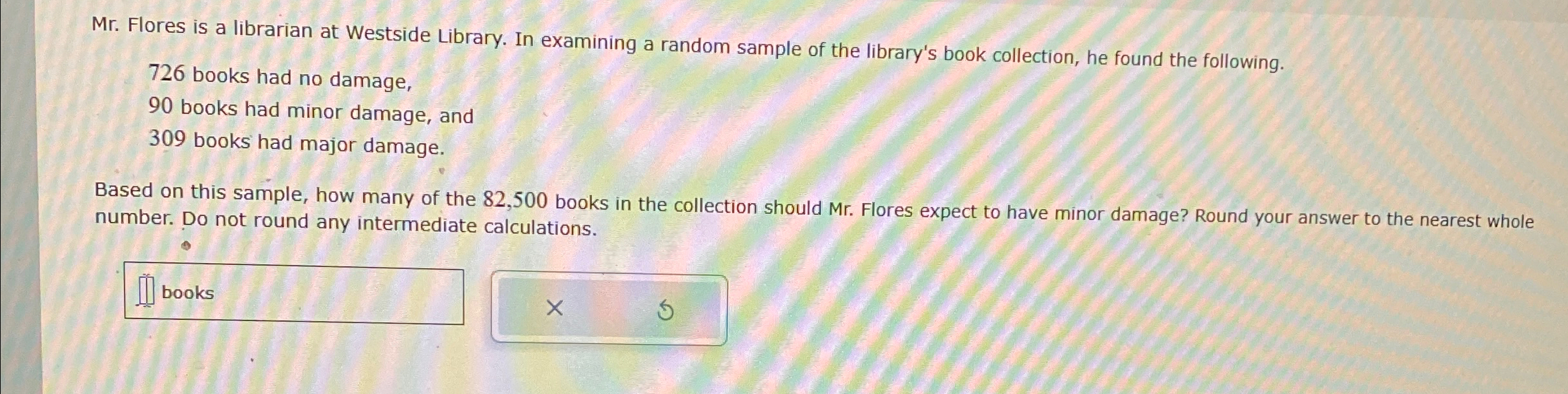 Solved Mr. ﻿Flores is a librarian at Westside Library. In | Chegg.com