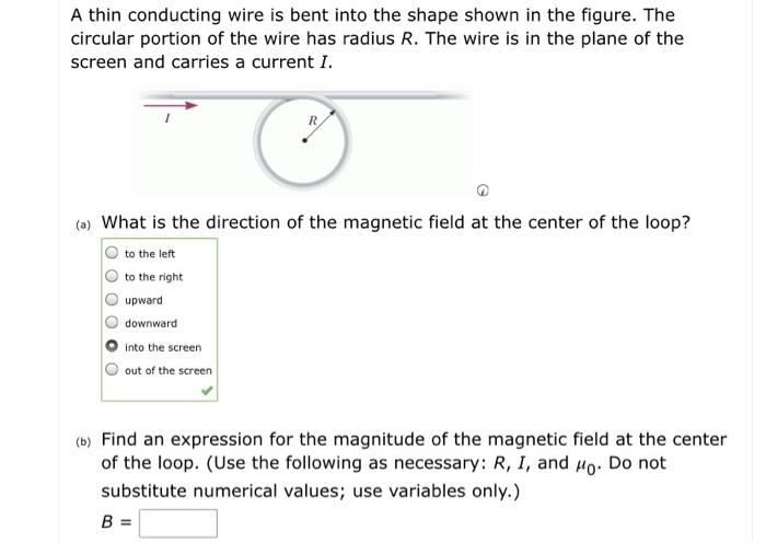 Solved Consider the following figure. (a) A conducting loop | Chegg.com