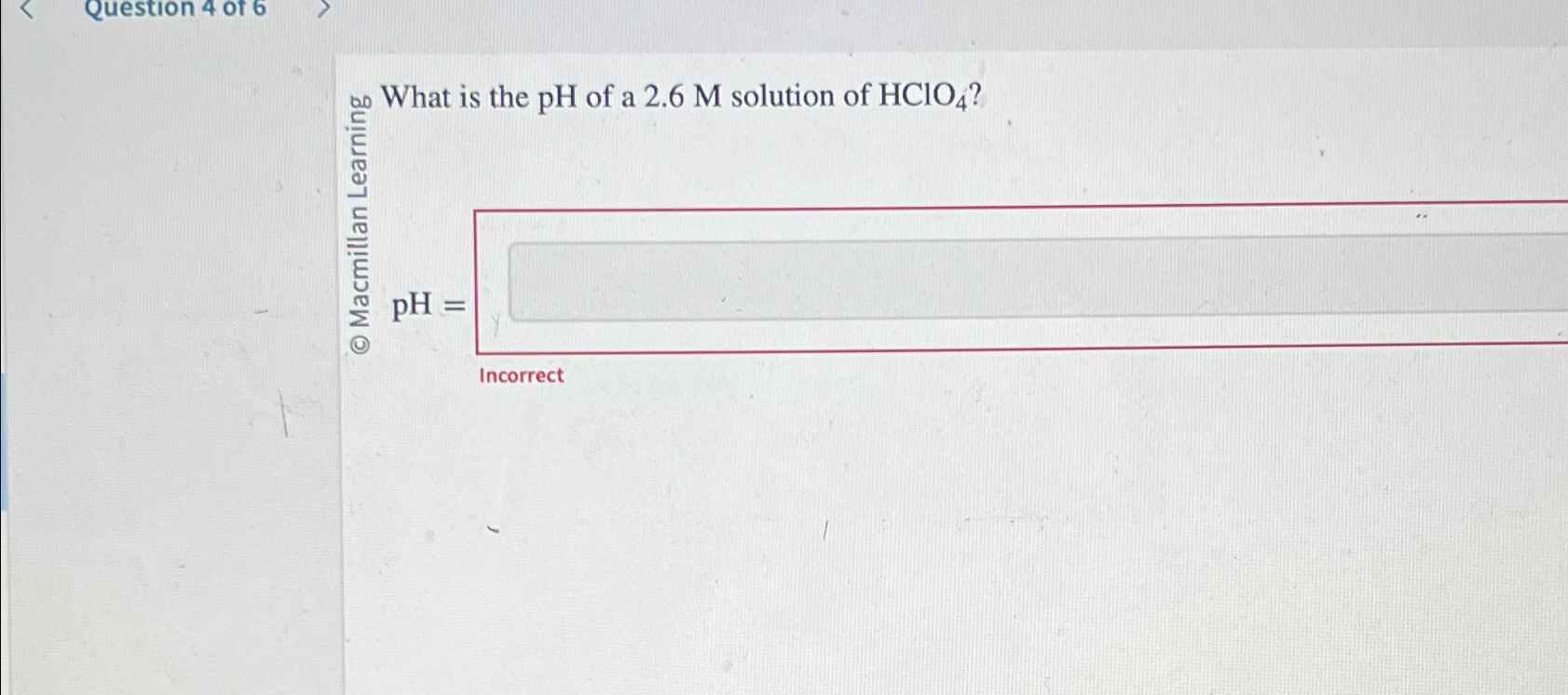 Solved Determine the [H+],pH, ﻿and pOH of a solution with an | Chegg.com