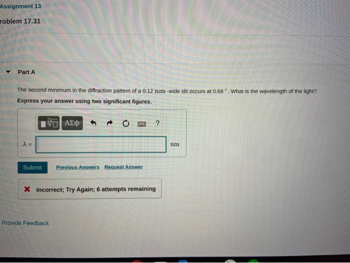 Solved Assignment 13 roblem 17.31 Part A The second minimum | Chegg.com