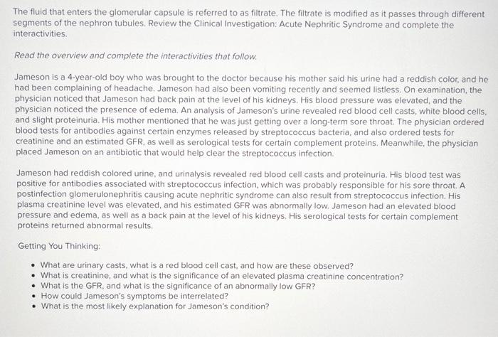 Solved 1. Urinary casts and a red blood cell cast can be | Chegg.com