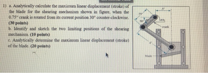 Solved 1) a. Analytically calculate the maximum linear | Chegg.com