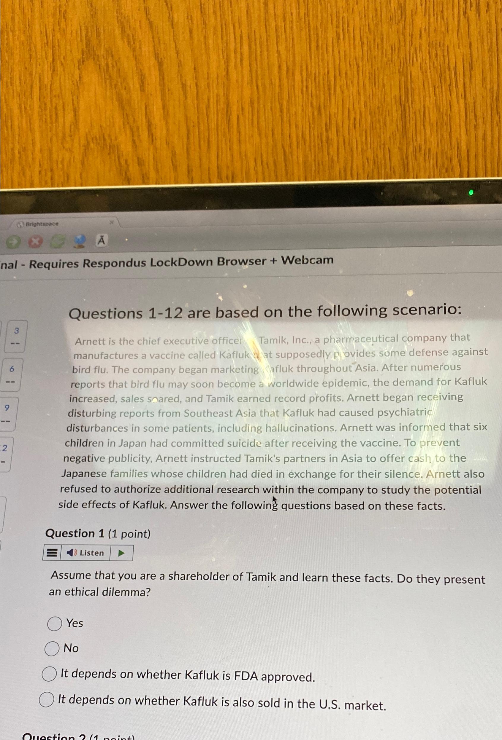 Solved Questions 1-12 ﻿are based on the following | Chegg.com