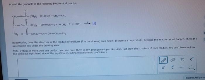 Solved Predict the products of the following biochemical | Chegg.com