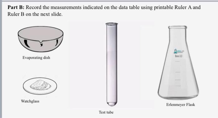 Solved в. Measure the diameter of the following objects | Chegg.com