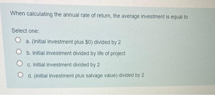 Solved A negative net present value indicates that the | Chegg.com
