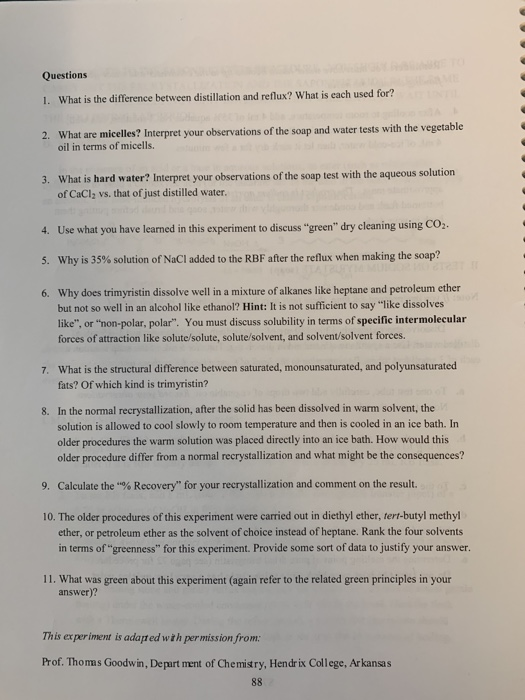 Solved Questions 1. What is the difference between | Chegg.com