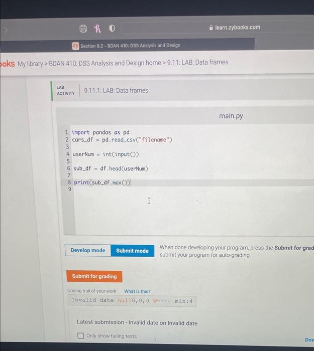 Solved I included the Python program I used but kept getting | Chegg.com