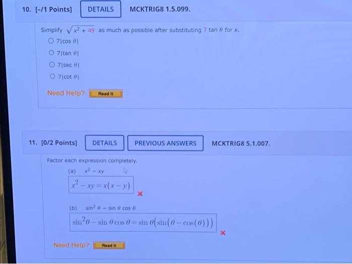 Solved Simplify x2+49 as much as possible after substituting | Chegg.com