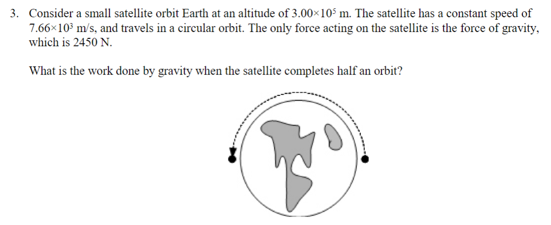 Solved Consider a small satellite orbit Earth at an altitude | Chegg.com