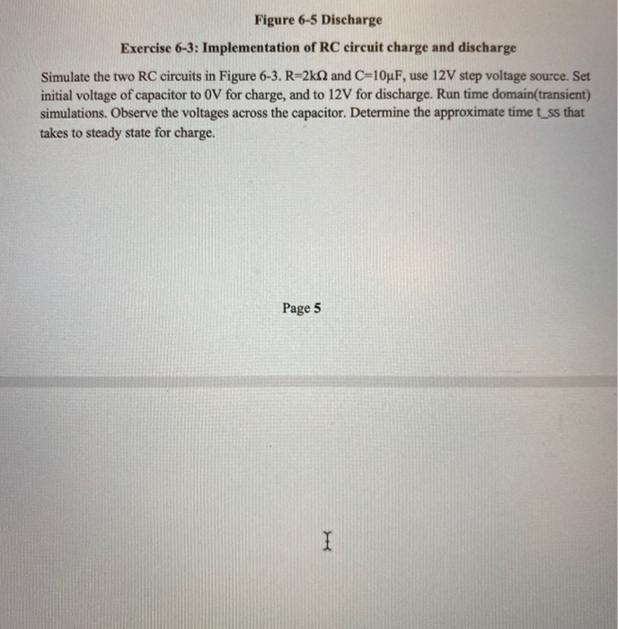 Figure 6-5 Discharge Exercise 6-3: Implementation of | Chegg.com