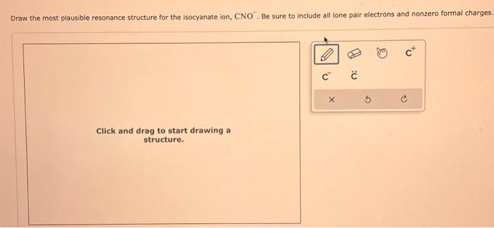 Solved Draw the most plausible resonance structure for the | Chegg.com
