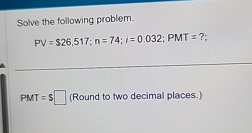 Solved Solve the following | Chegg.com