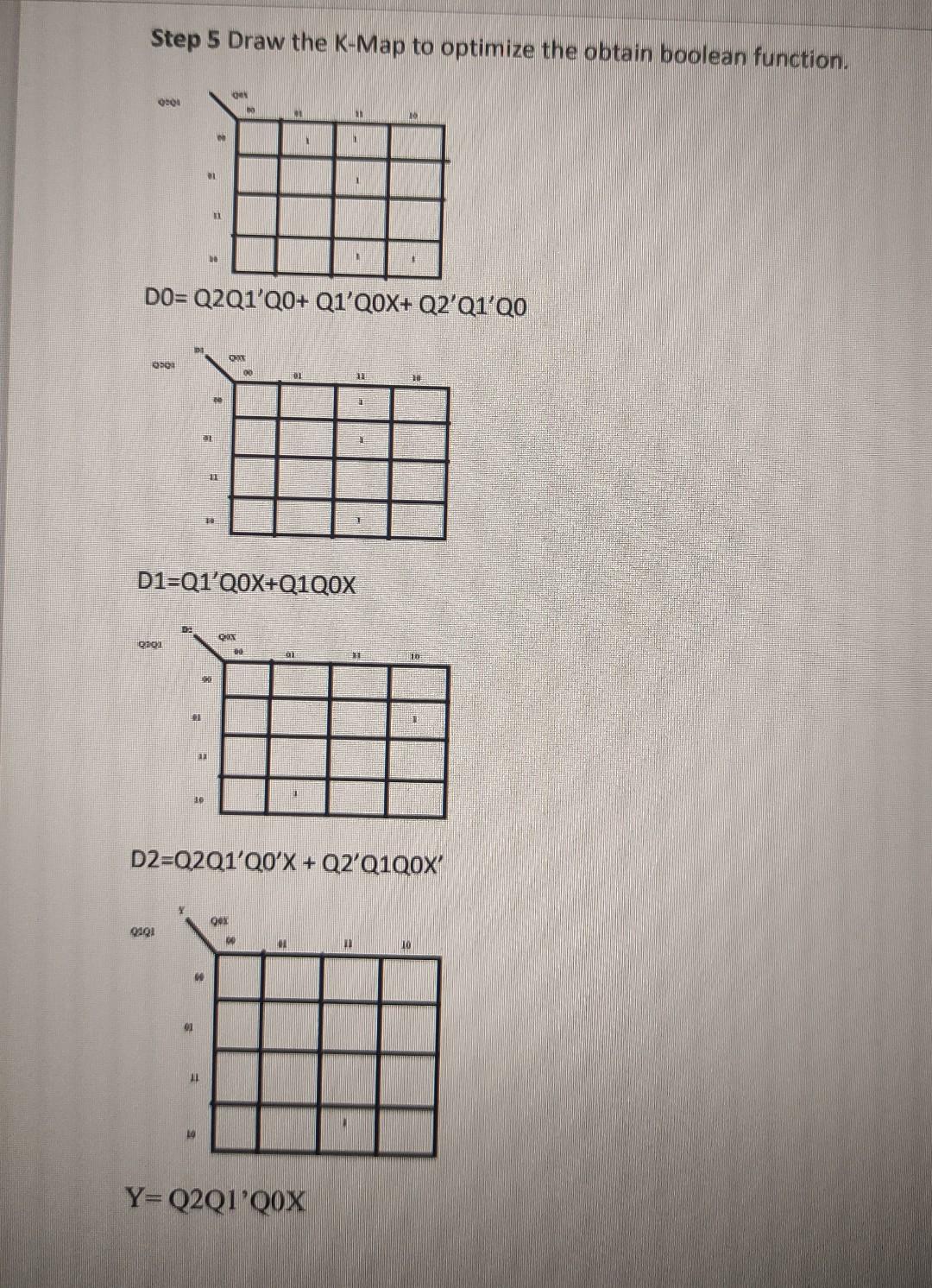 Solved Step 1. Design of the 11011 Sequence Detector A | Chegg.com