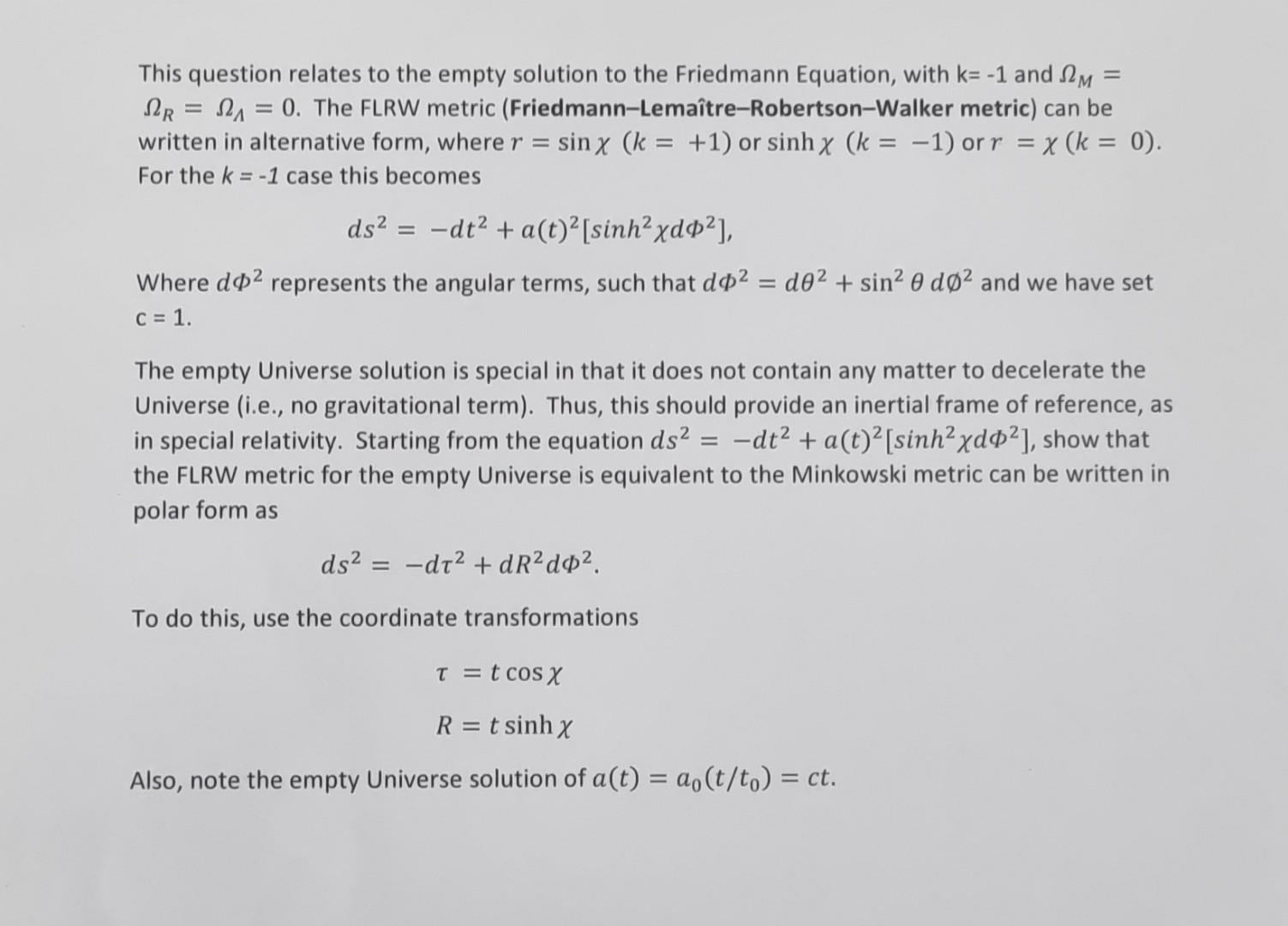 Solved This question relates to the empty solution to the | Chegg.com