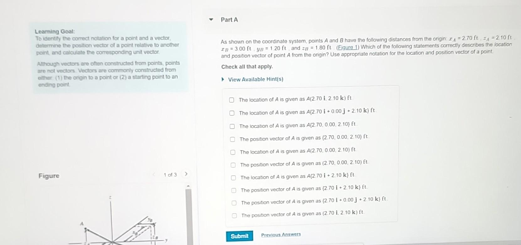 Solved Learning Gaal: To identify the correct notation for a | Chegg.com