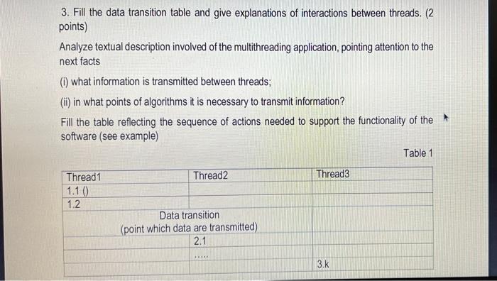 3. Fill the data transition table and give | Chegg.com
