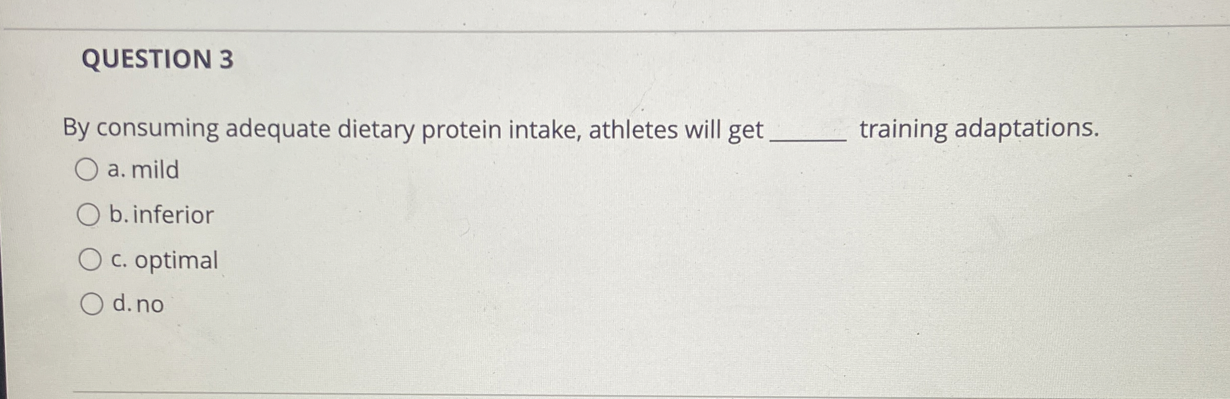 Solved QUESTION 3By consuming adequate dietary protein | Chegg.com