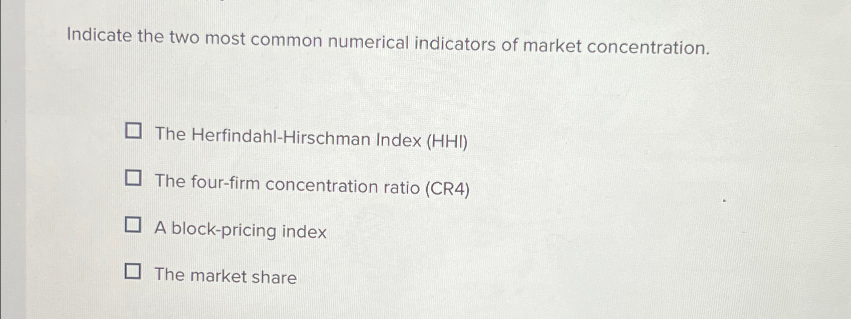 Solved Indicate the two most common numerical indicators of | Chegg.com