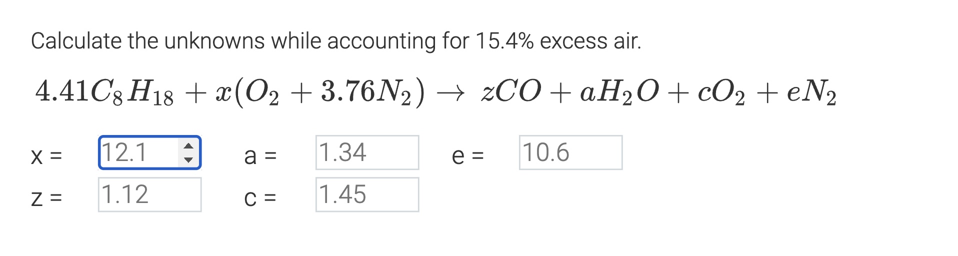 Solved Calculate the unknowns while accounting for 15.4% | Chegg.com
