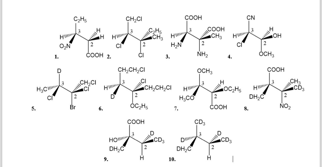 Solved Determine the absolute configuration of the compound | Chegg.com
