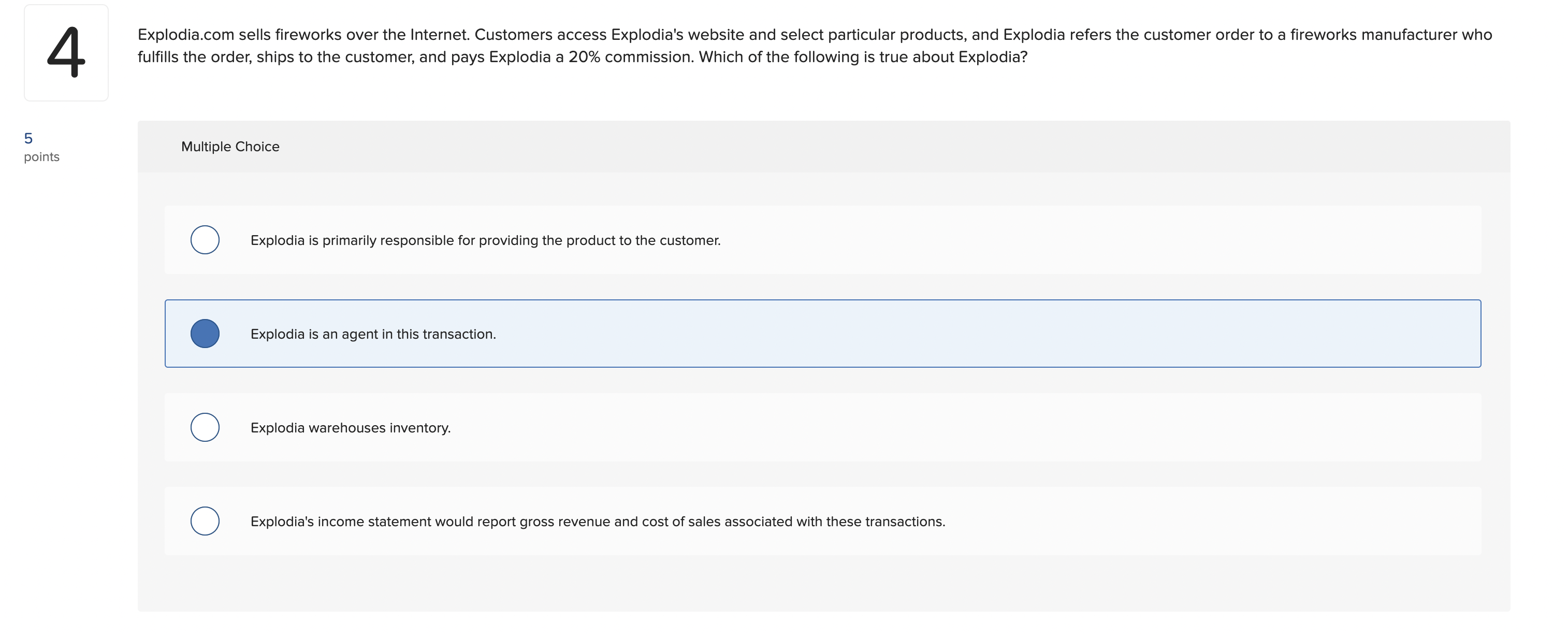 Solved Explodia.com sells fireworks over the Internet. | Chegg.com