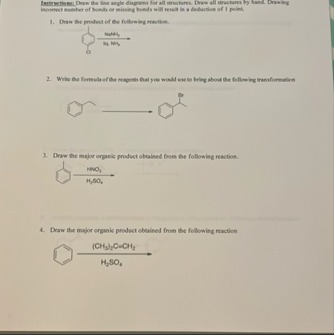 Solved Instrections: Draw the line angle diagrams for all | Chegg.com