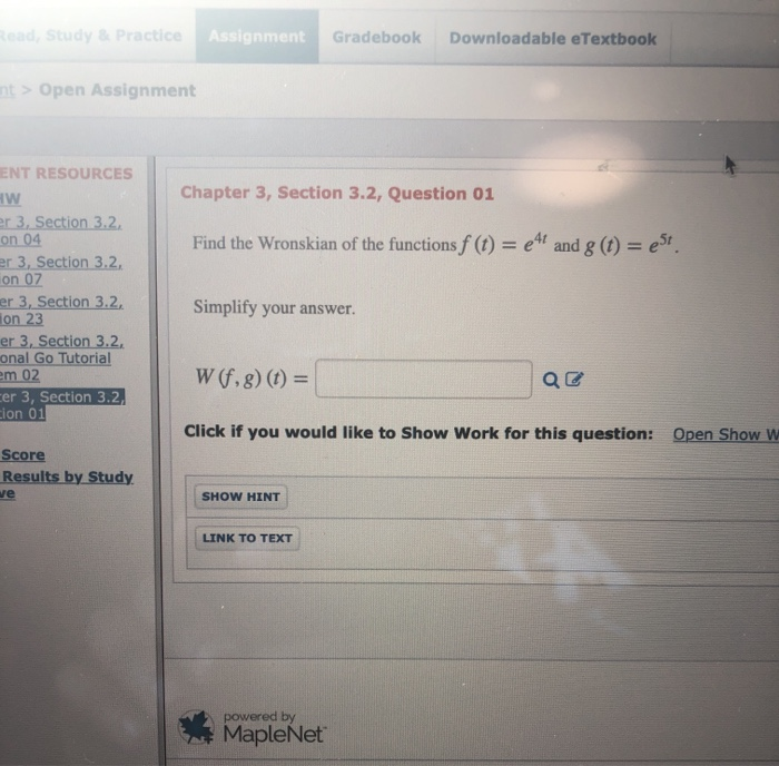 Solved Assignment Gradebook Downloadable eTextbook at Open | Chegg.com