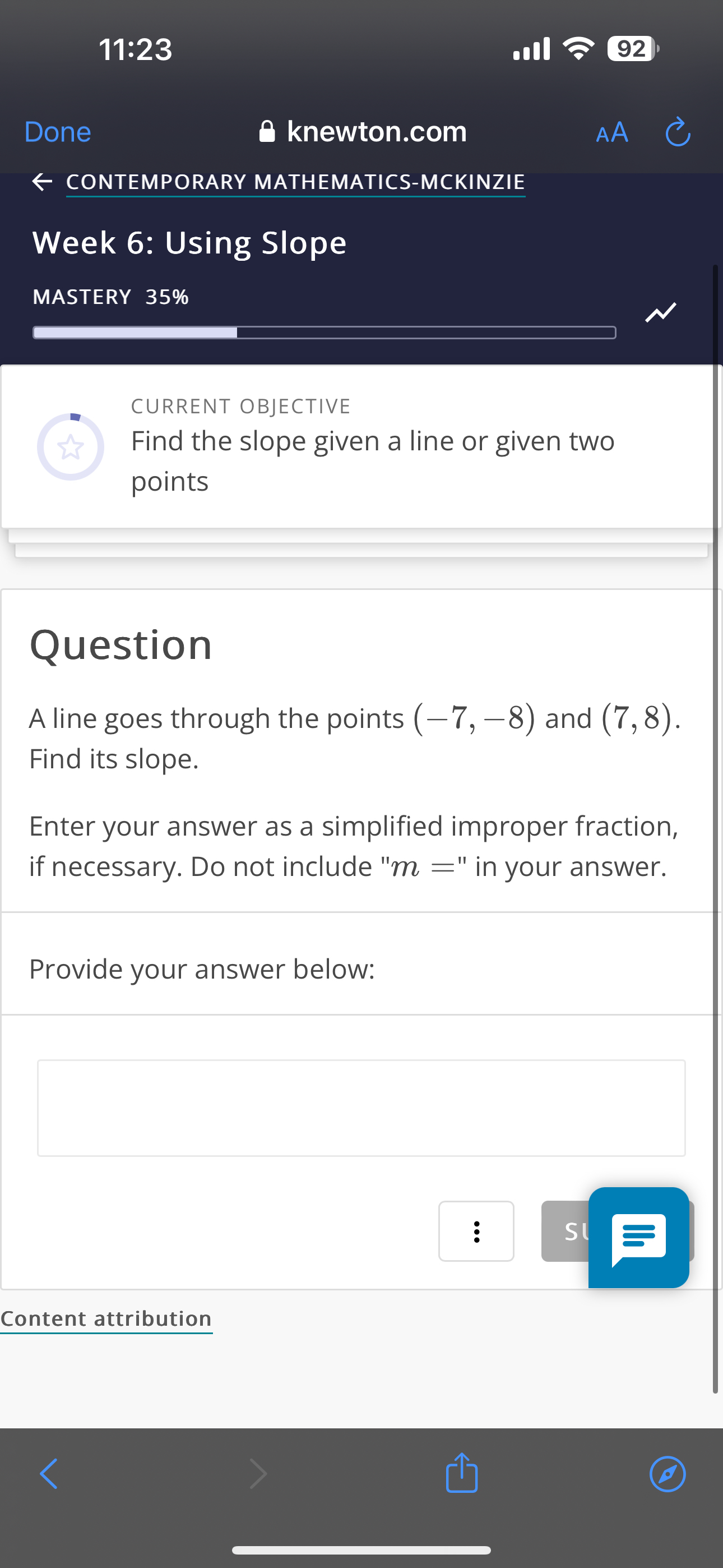 Solved 11:2392DoneO knewton.comAAlarr CONTEMPORARY | Chegg.com