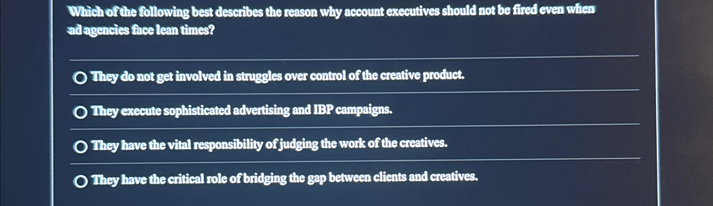 Solved Which of the following best describes the reason why | Chegg.com