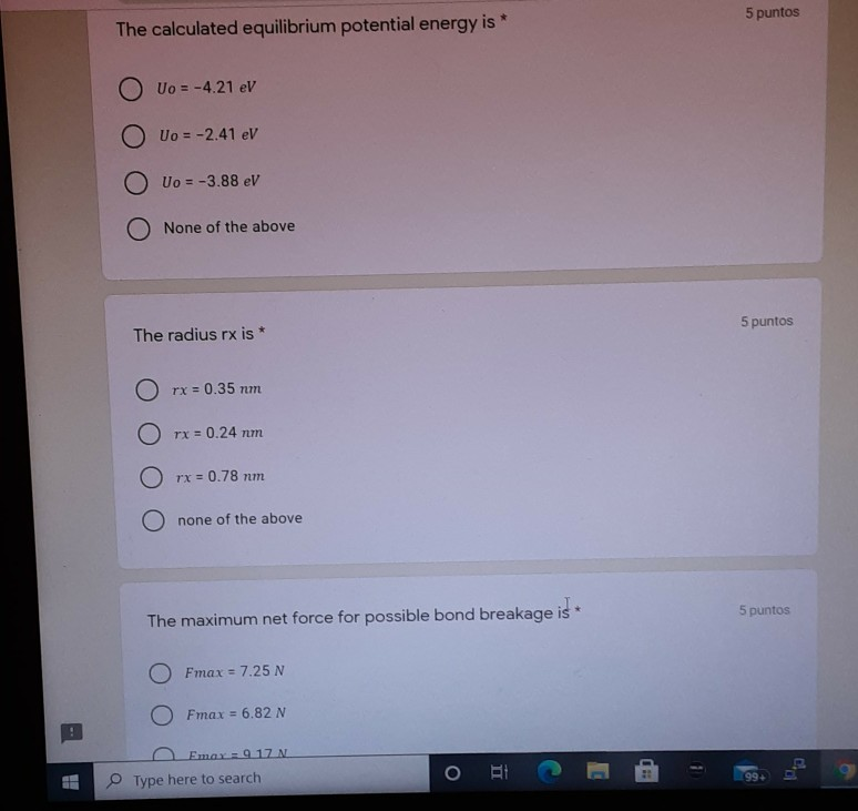 Solved Consider the binding force and potential energy for | Chegg.com