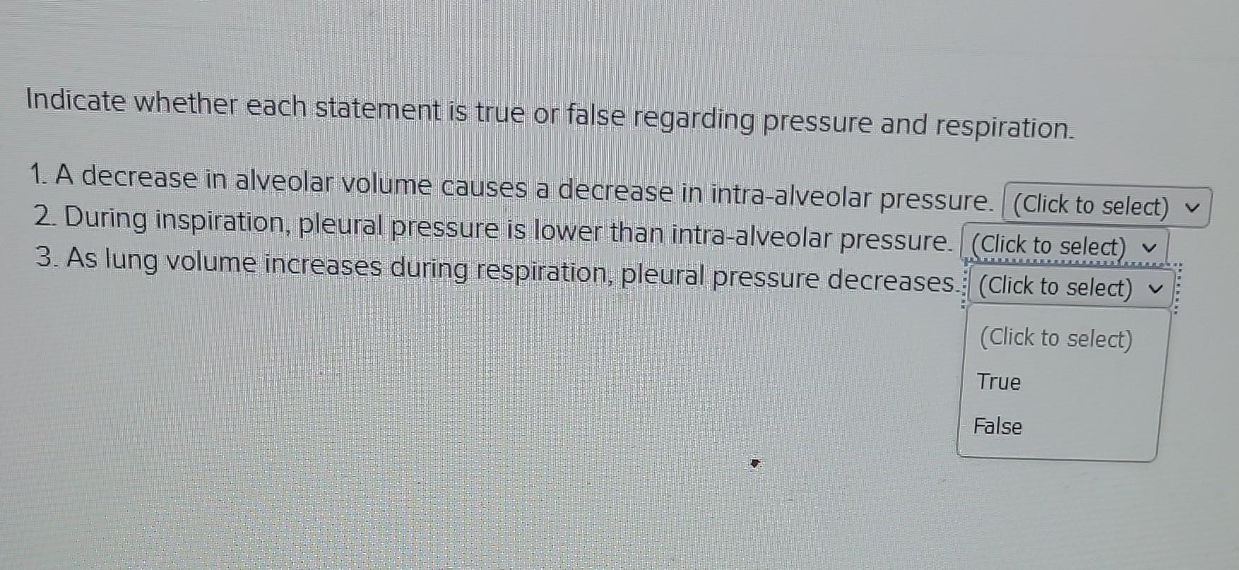 Solved Indicate whether each statement is true or false | Chegg.com