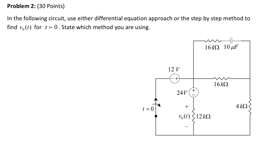 Solved use differential equation approach and step by step | Chegg.com