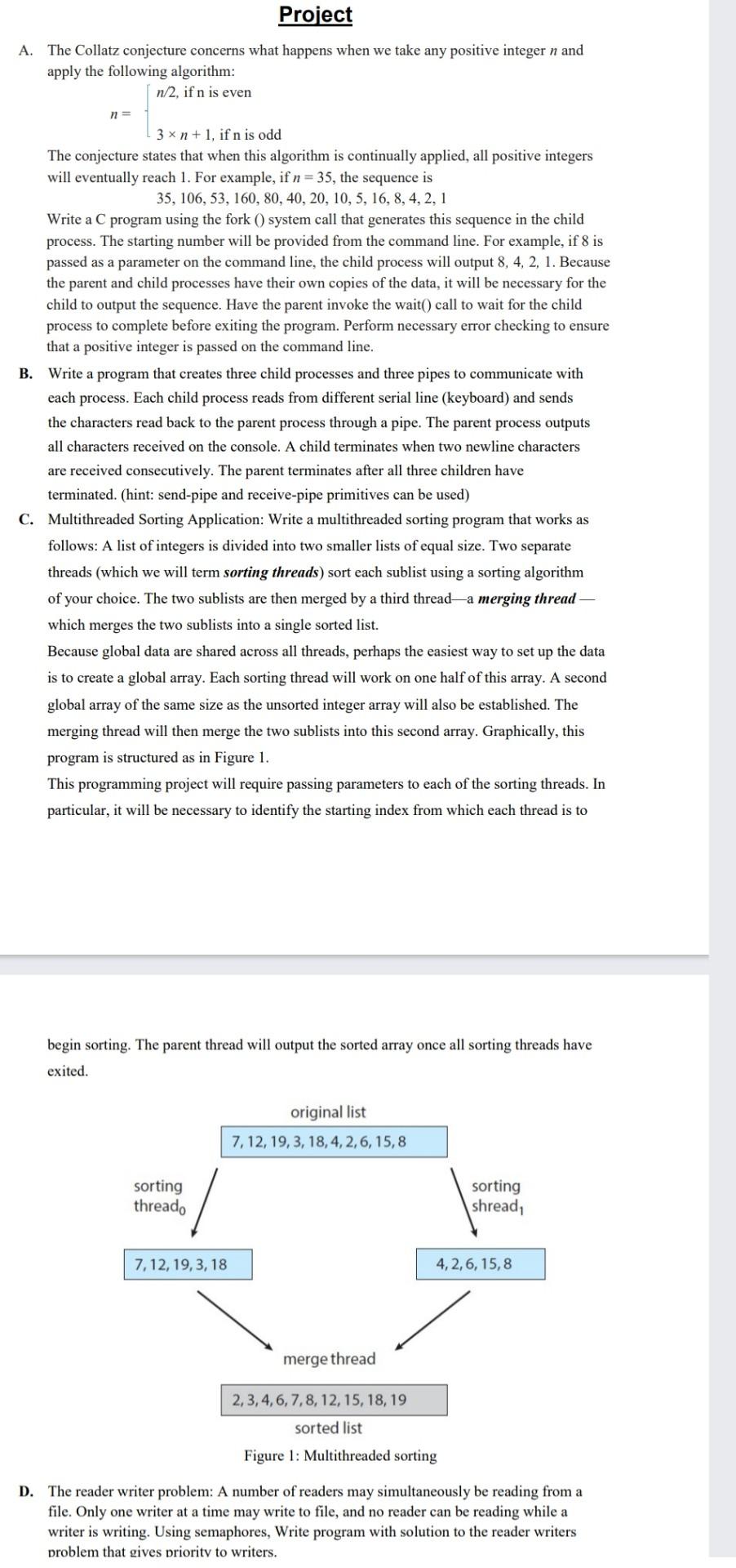 Solved A. The Collatz conjecture concerns what happens when | Chegg.com