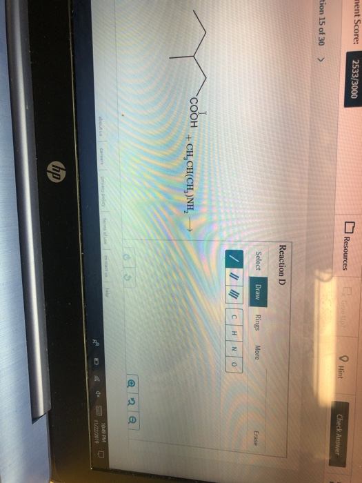 Solved Assignment Score: 2533/3000 Resources Hint Check | Chegg.com