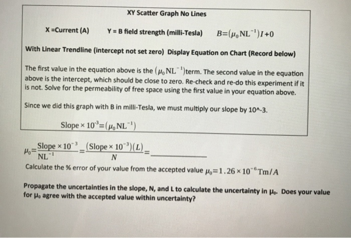 Solved propagate uncertainty in the slope N and L to | Chegg.com