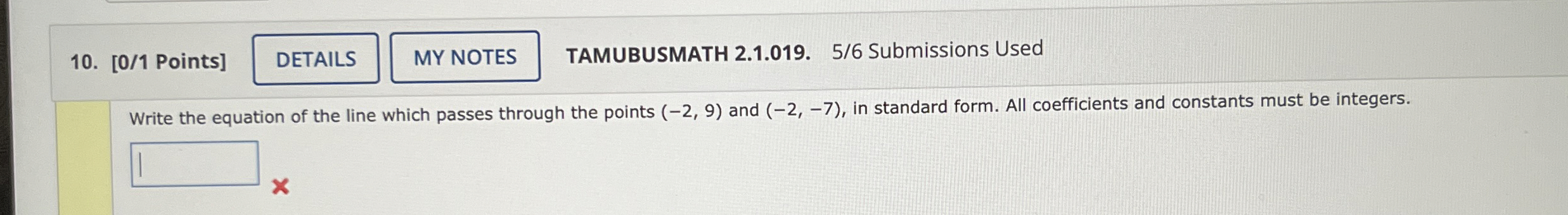 Solved How to solve [0/1 ﻿Points] TAMUBUSMATH | Chegg.com