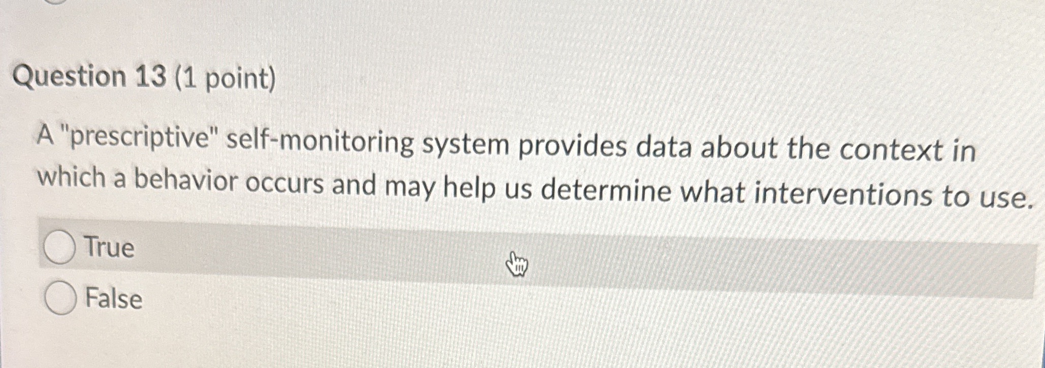 Solved Question 13 (1 ﻿point)A "prescriptive" | Chegg.com