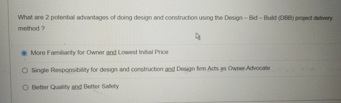 Solved What are 2 ﻿potential advantages of doing design and | Chegg.com