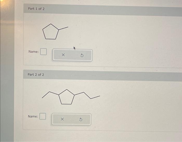 Solved Part 1 of 2 Name: Part 2 of 2 Name: | Chegg.com