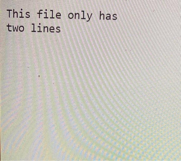 Solved 1. #2 - File Head Display Write a program that asks | Chegg.com