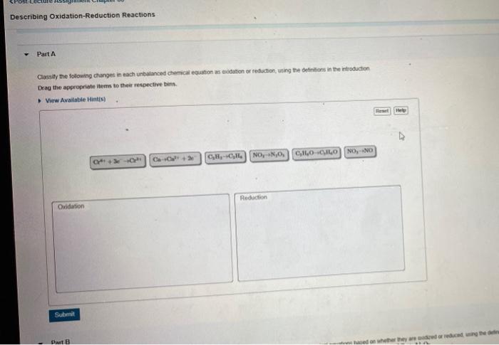 Solved .Classify the following changes in each unbalanced | Chegg.com
