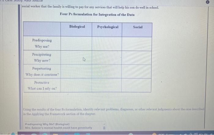 Solved Using the results of the four Ps formulation, | Chegg.com