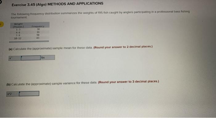 Solved Exercise 3.45 (Algo) METHODS AND APPLICATIONS The | Chegg.com
