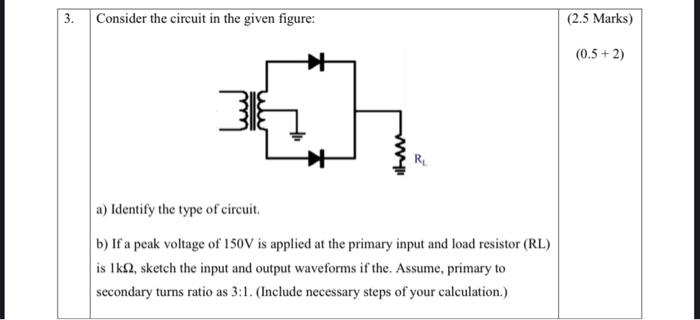 Solved \begin{tabular}{|l|l} \hline 3. & Consider the | Chegg.com
