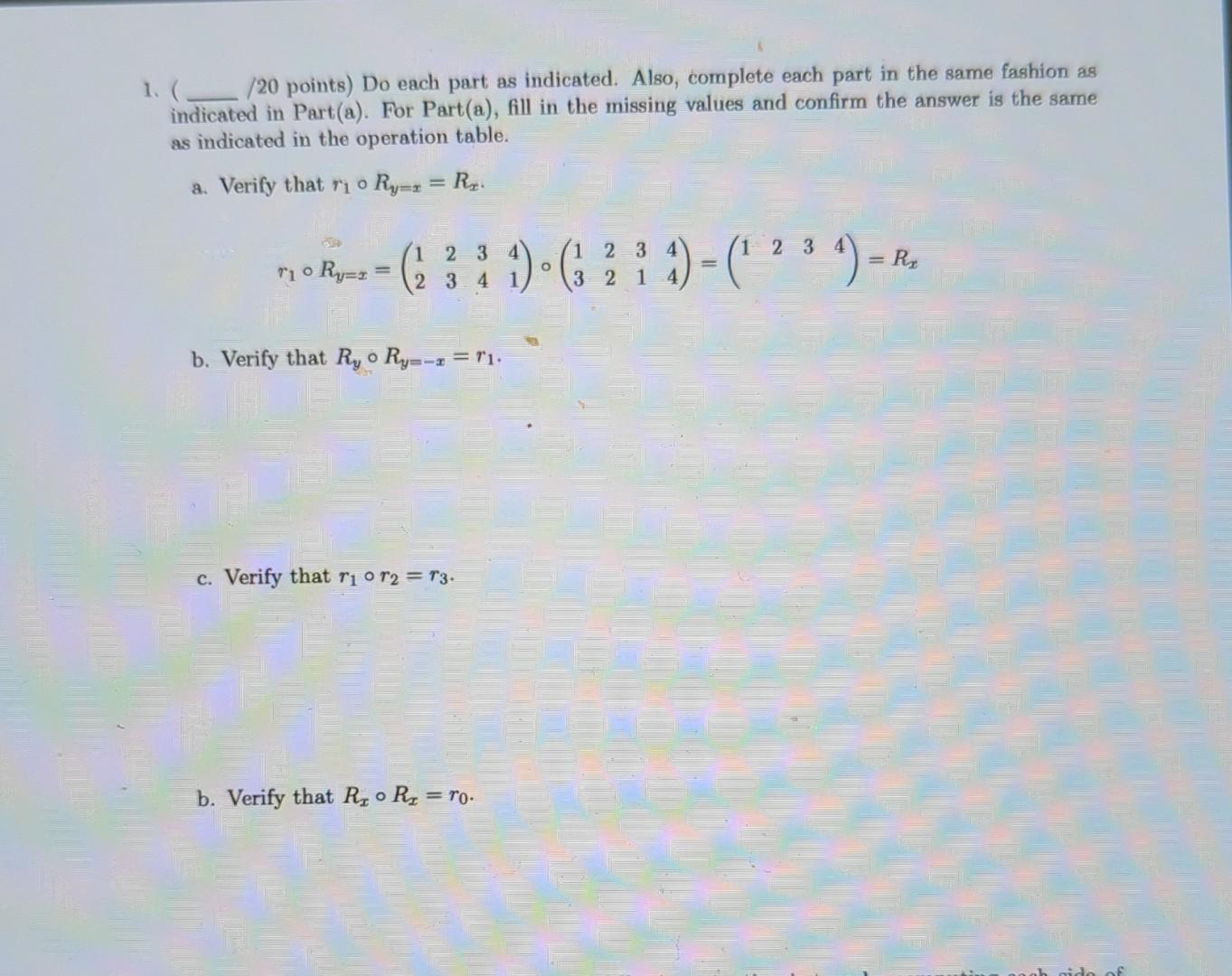 Solved Name: For your convenience and reference, the | Chegg.com