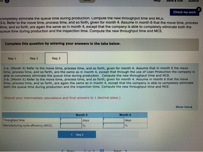Solved Work 1 Help Save & Exit Submit Check my work Problem | Chegg.com