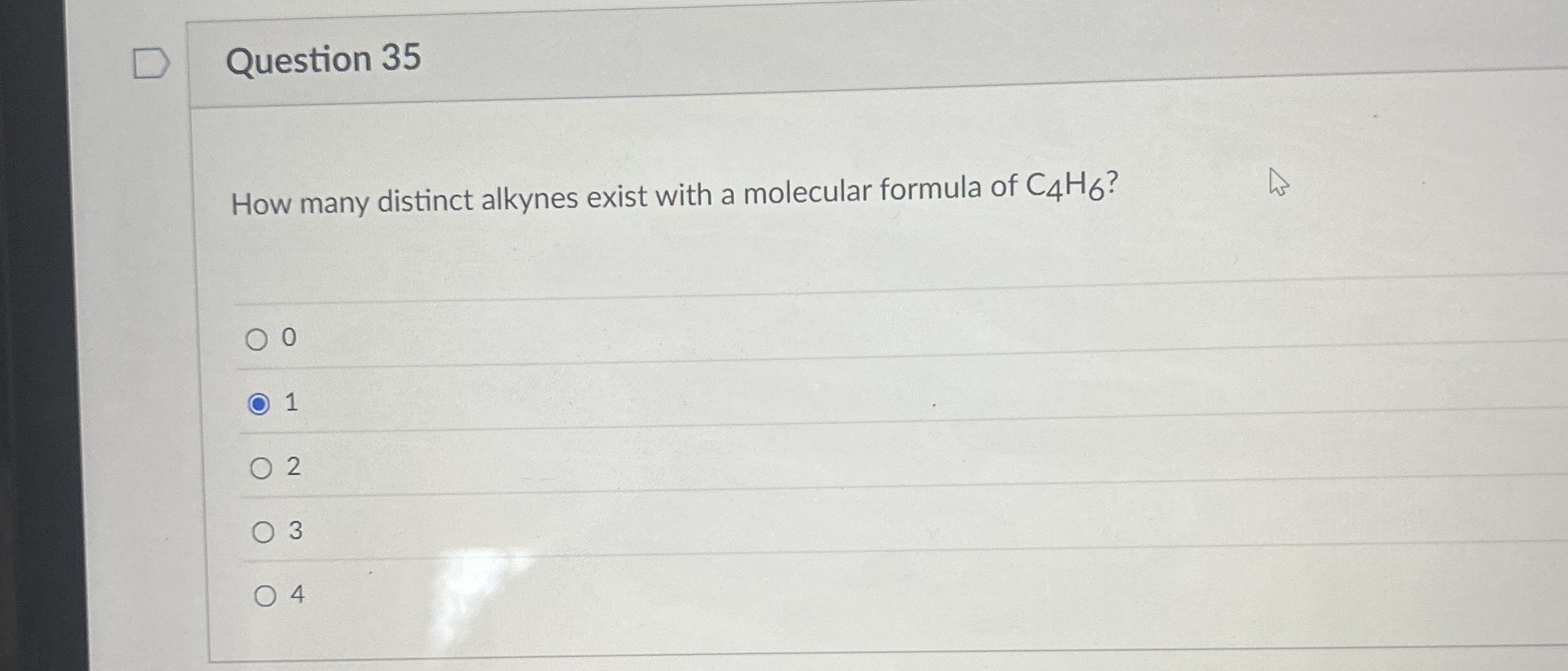 Solved Question 35How many distinct alkynes exist with a | Chegg.com