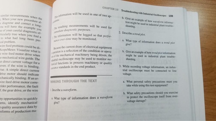 Solved sing the THINKING THROUGH THE TEXT 1 Give examples of | Chegg.com